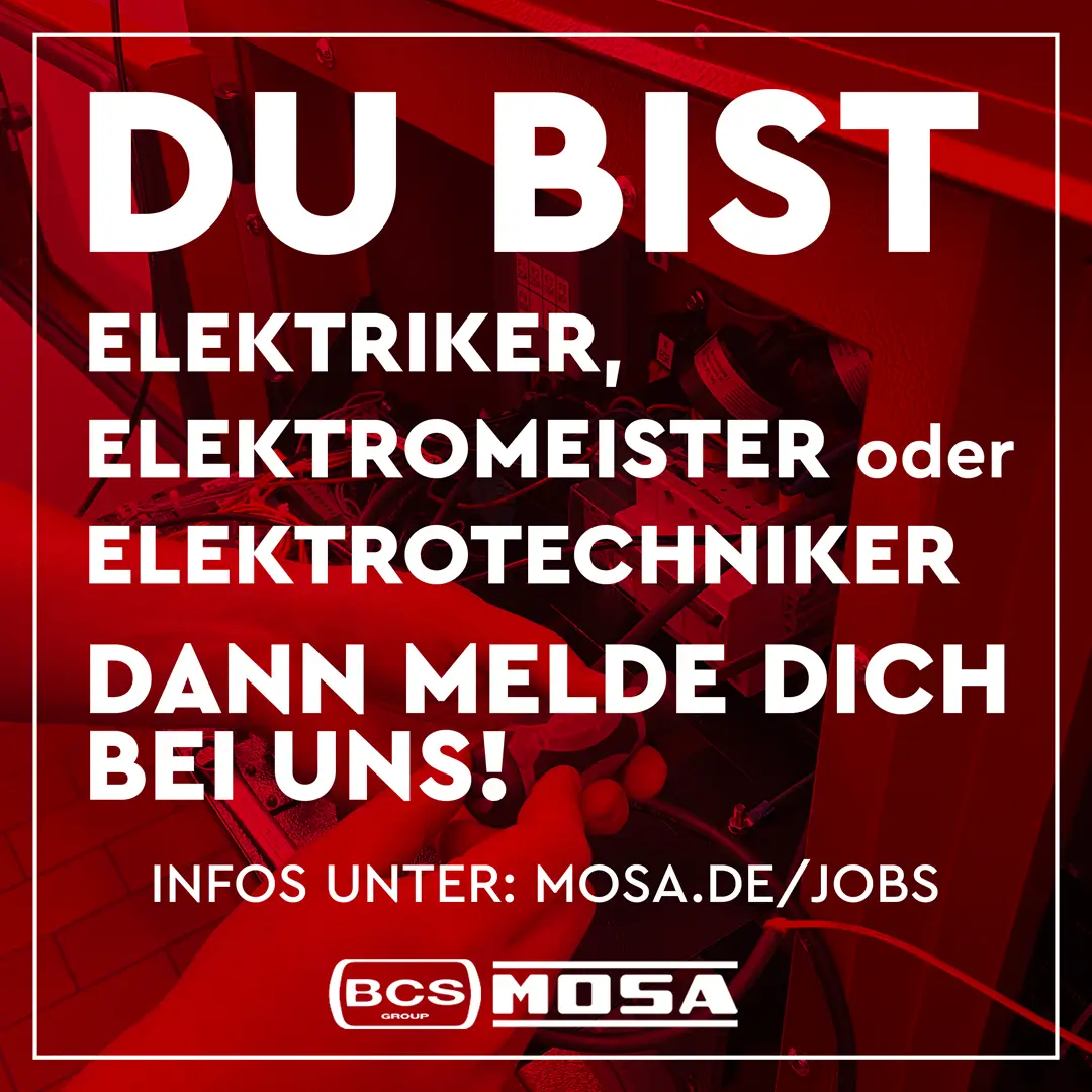Technischer Leiter Stromerzeuger - Mosa GmbH | BCS Group