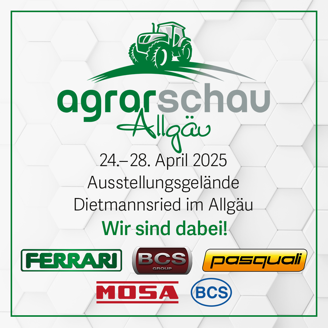AGRARSCHAU ALLGÄU vom 24. bis 28. April 2025 in Dietmannsried im Allgäu ...
